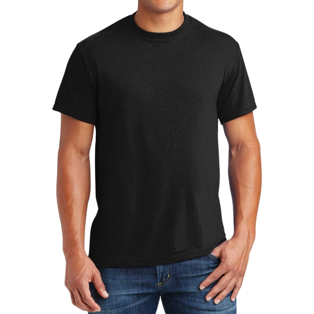 Playera Pro Dry Hombre Blue & White Poliéster – PM SHOP