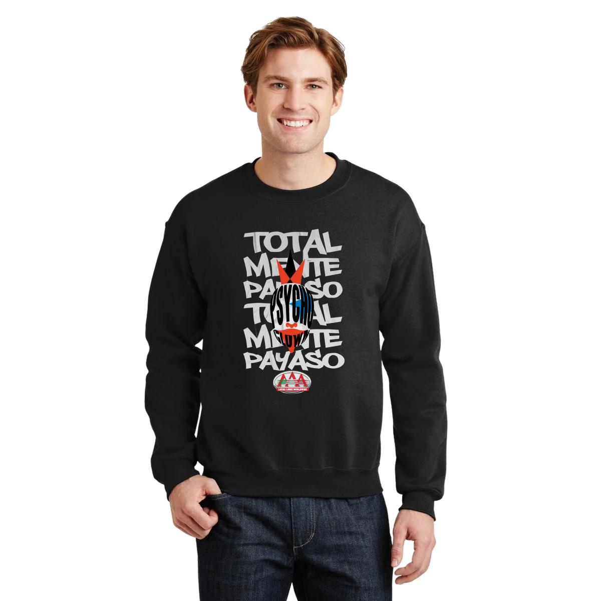 Sudadera Hombre Lucha Libre AAA Psycho Clown Totalmente – PM SHOP