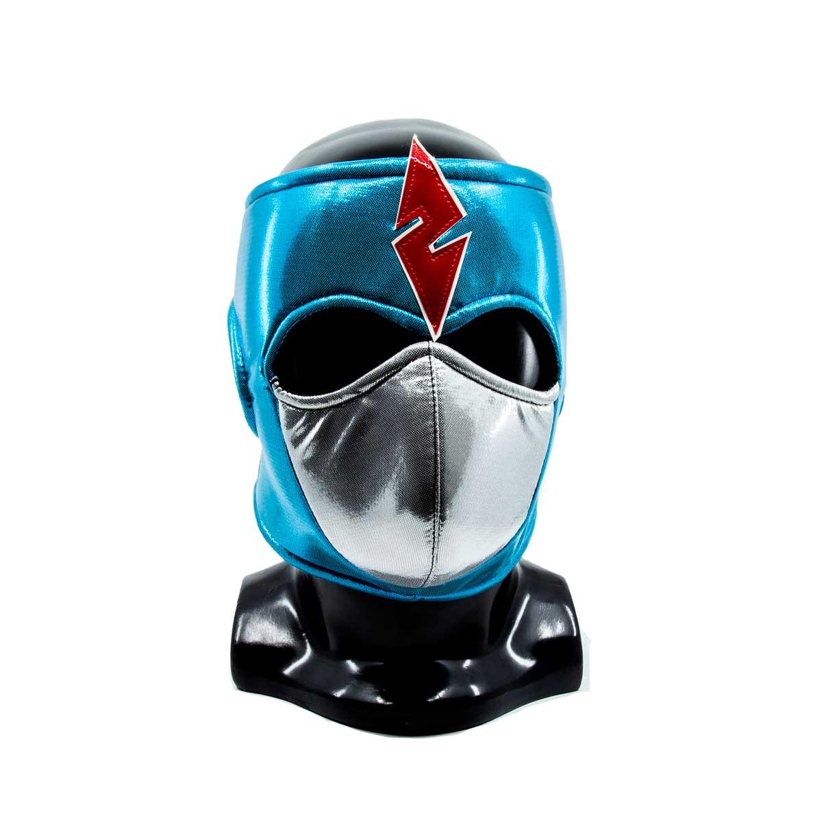 Máscara Lucha Libre AAA Lady Shani Azul-Negro-Rojo MAS-A-006 – PM SHOP