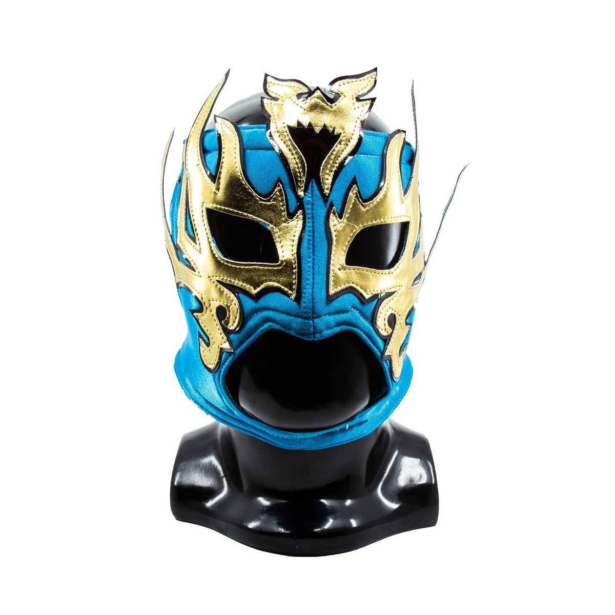 Máscara Lucha Libre AAA La Hiedra Azul-Oro MAS-A-005 – PM SHOP