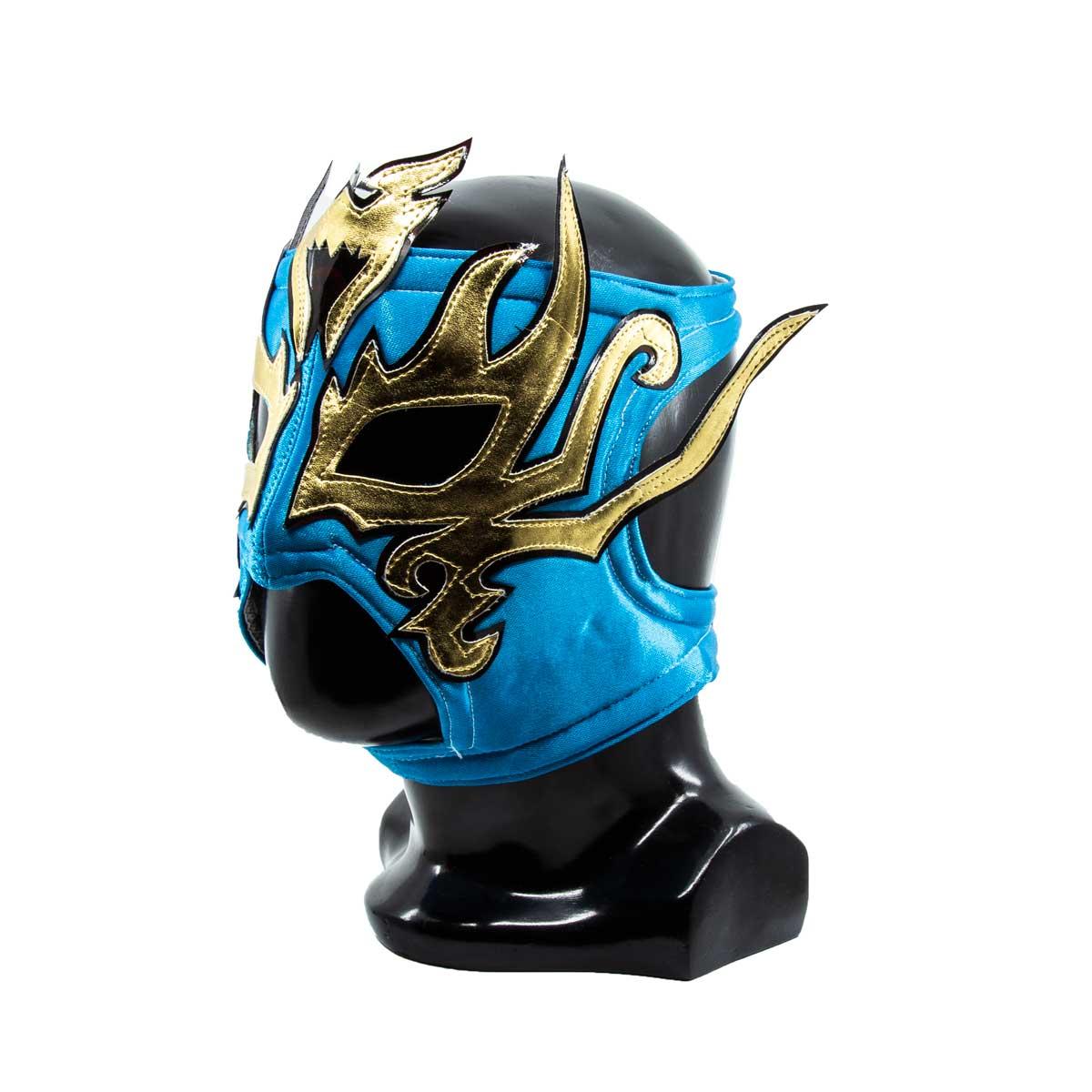 Máscara Lucha Libre AAA La Hiedra Azul-Oro MAS-A-005 – PM SHOP