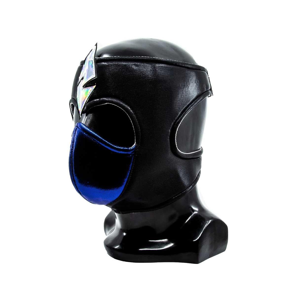 Máscara Lucha Libre AAA Lady Shani Negro-Azul MAS-A-006 – PM SHOP